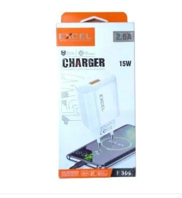 Excel E300 15W 2.6A Quick charging Fast charger High ... | Daraz.com.bd