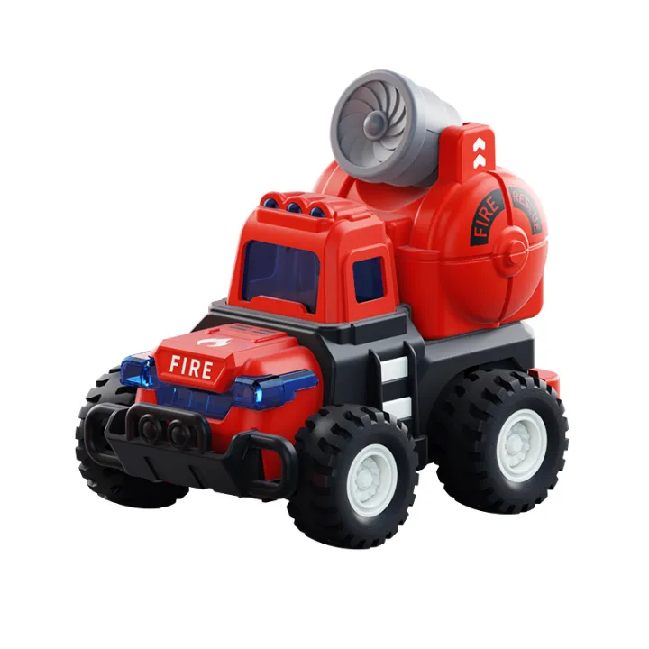 Mini Pull Back Truck for Kids Fire Truck Toys for Toddlers Ladder Truck ...