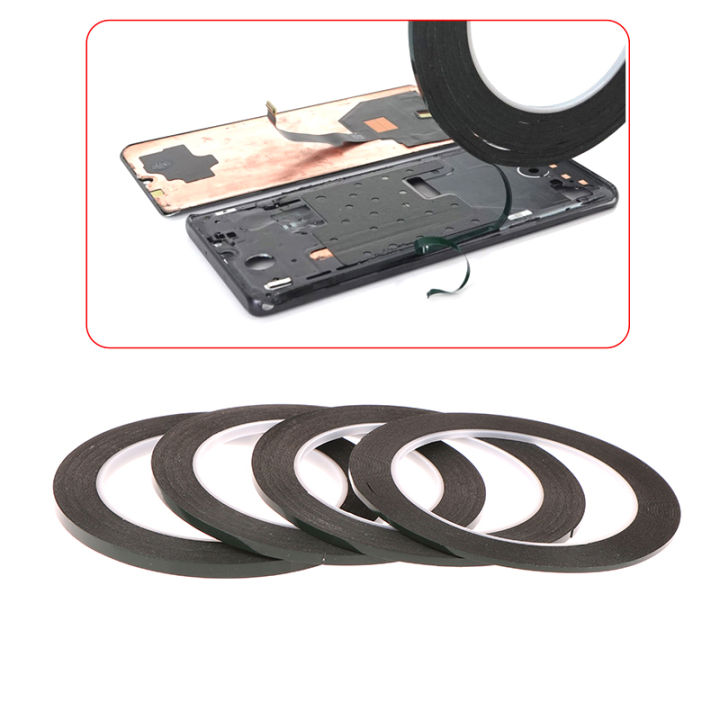 2/3/5MM 10M Black Strong Adhesive Tape Roll for iPad Tablet LCD Touch ...