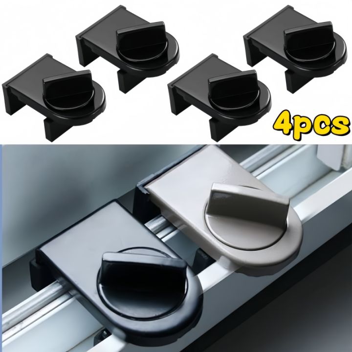 4Pcs Sliding Window Locks Sash Stopper Sliding Door Anti-theft Lock ...