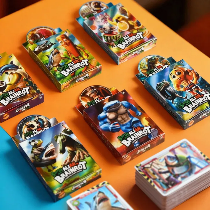 1 Box Italian Brainrot Cards Tralalero Tralala Tungtungtung Sahur ...