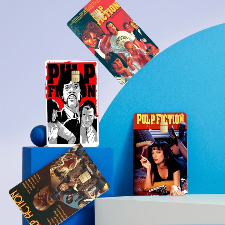Classic Movie Pulp Fiction Credit Card Skin Stickers No Adhesive ...