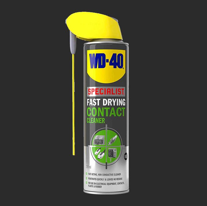 WD40' contact cleaner 400 ML with smart straw,made in UK. | Daraz.pk