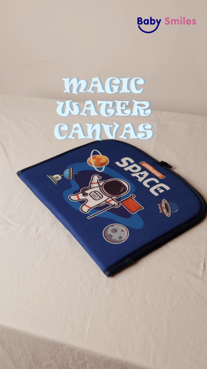 Magic Water Canvas Drawing REUSABLE Booklet 47 x 29.5cm/18.5 x 11.6in ...