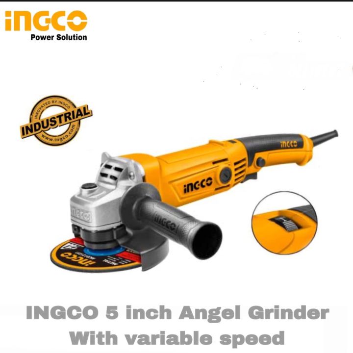 INGCO 5 inch 1010W Angel Grinder With Variable Speed |INGCO AG10108-5 ...