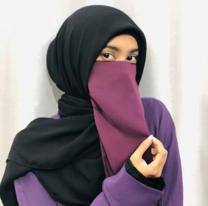 New half niqab patti / half Naqab patti for girls | Daraz.pk