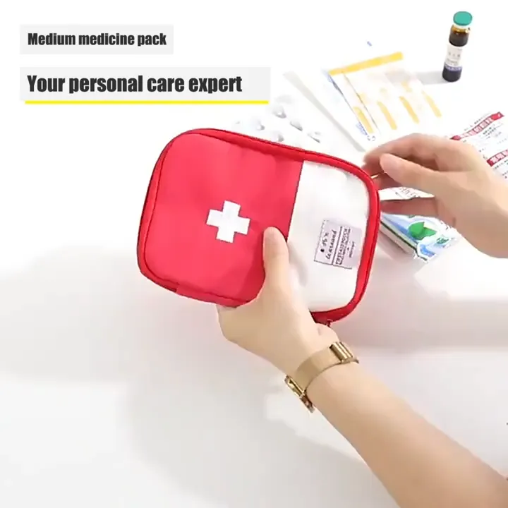 Mini Medical Bag, 1 x Portable First Aid Kit, Empty First Aid Kit ...