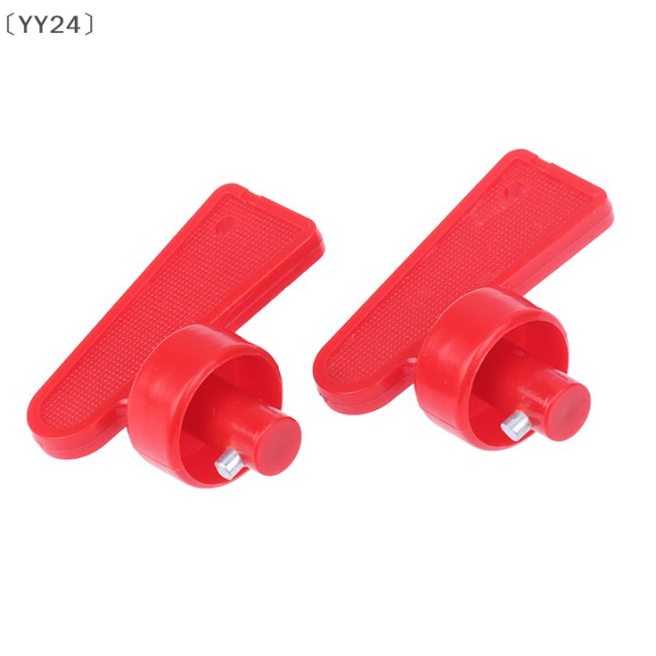 〔YY24〕2pcs Plastic Keys Spare Key Cut Off Switch Key Battery Isolator Switch Power Kill Cut Off ...