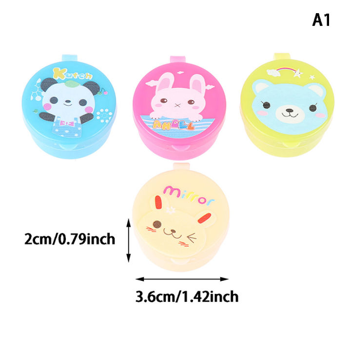 4Pcs Lunch Bento Sauce Container Cute Design Portable Plastic Condiment ...