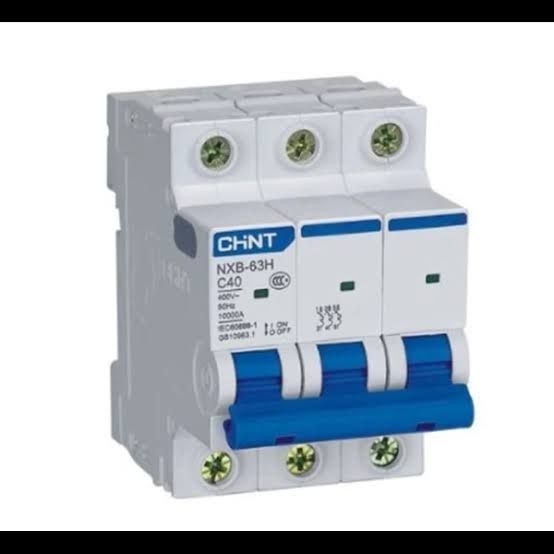 MCB circuit breaker CHINT NXB-63 (C10- C63) 3P | Daraz.com.bd