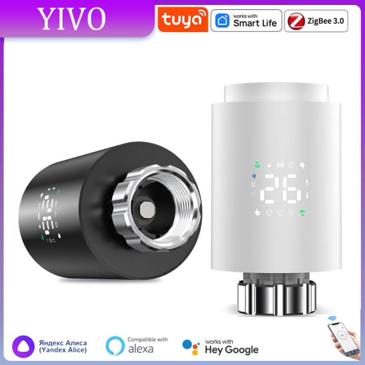 Tuya ZigBee3.0 TRV Radiator Actuator Valve,Smart Programmable ...