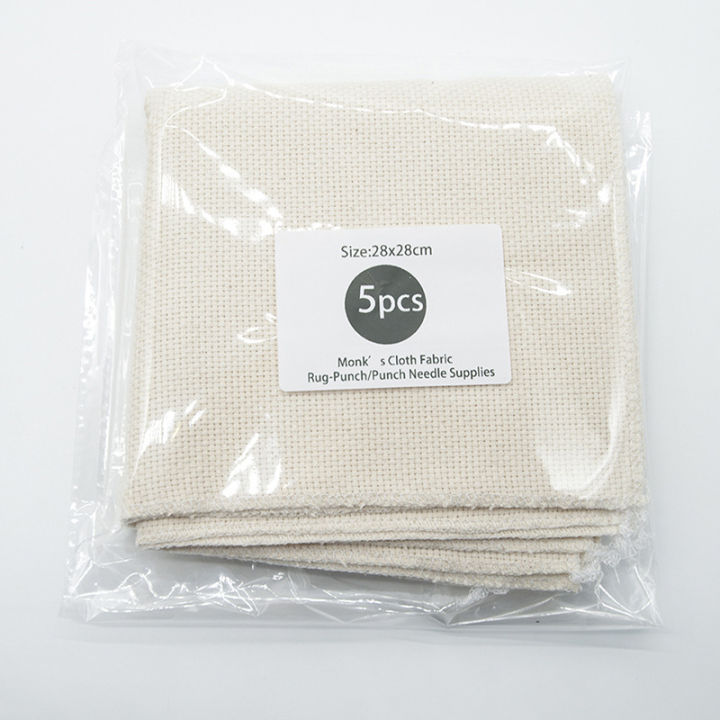 DIY Embroidery Needlework Cloth Fabric Cotton Sewing Punch Needle ...