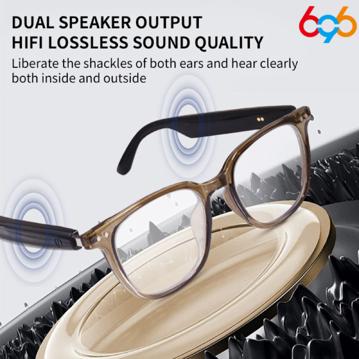Photosensitive color change lens Men 2 In 1 Headset Eyewear Women Smart ...