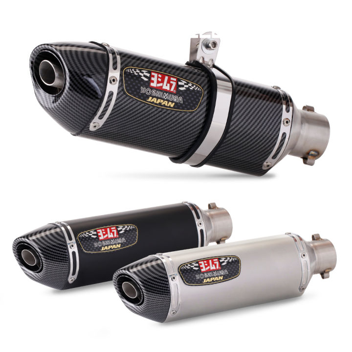 Universal 51MM motorcycle exhaust silencer yoshimura R77 escape muffler ...