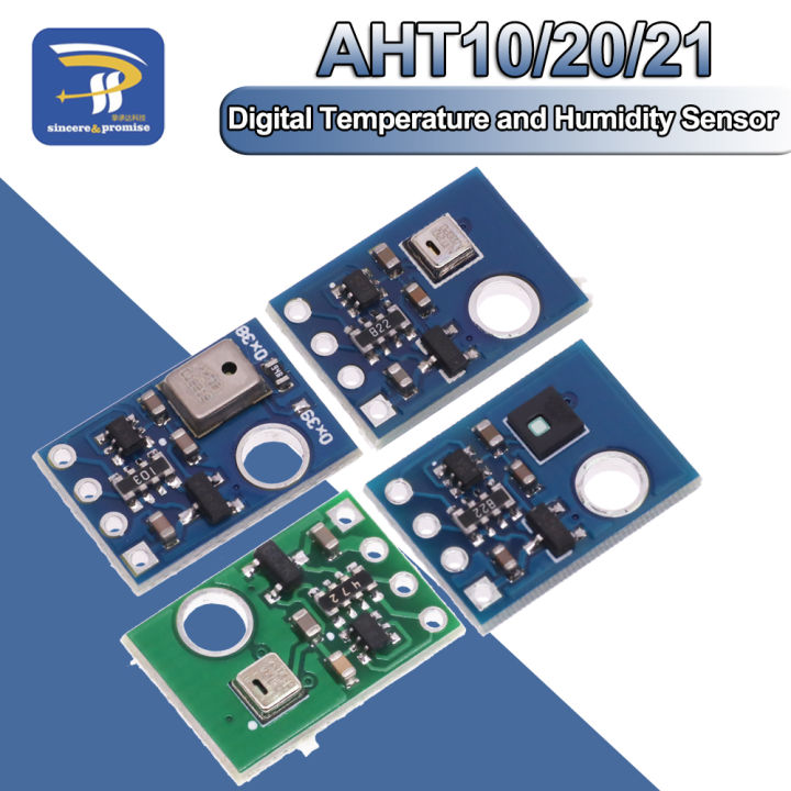 AHT10 AHT20 AHT21 High Precision Digital Temperature and Humidity Sensor Measurement Module I2C ...