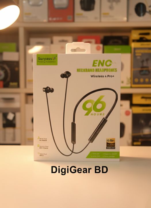 Surpass Wireless 4Pro+ Neckband | Daraz.com.bd