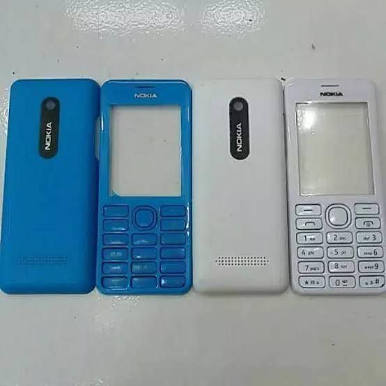 For Nokia 206 Front And Back Side Mobile Casing Housing With Keypad