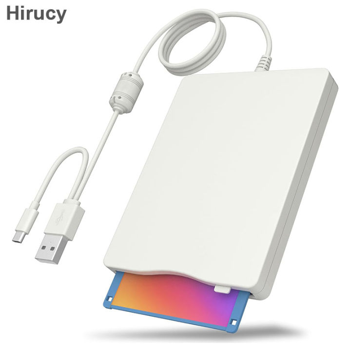 Floppy Disk Reader 3.5 inch External Floppy Disk Drive with USB Type-C ...