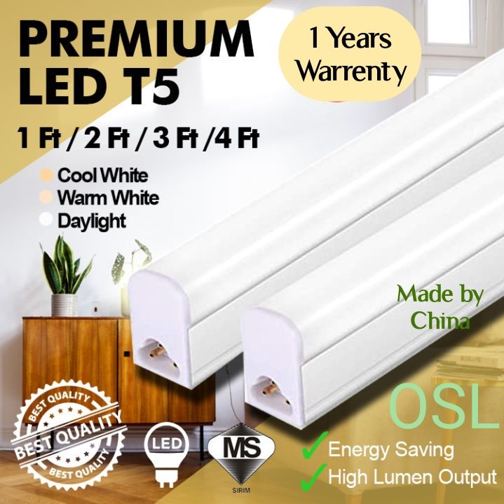 T5 LED Light 1/2/3/4 Feet 24 Watts | Daraz.com.bd