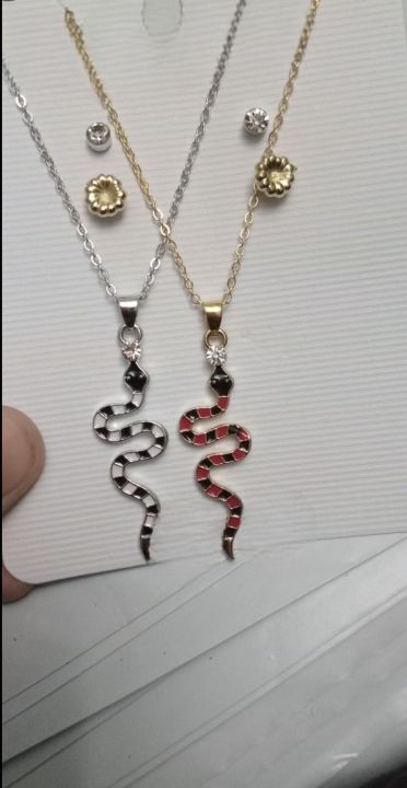 double snake locket set | Daraz.pk