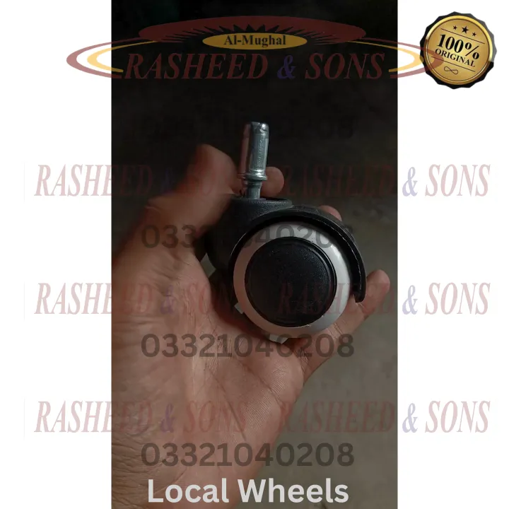 Wheels Tyres Casters Set of 5 Pieces Office Chair | Daraz.pk