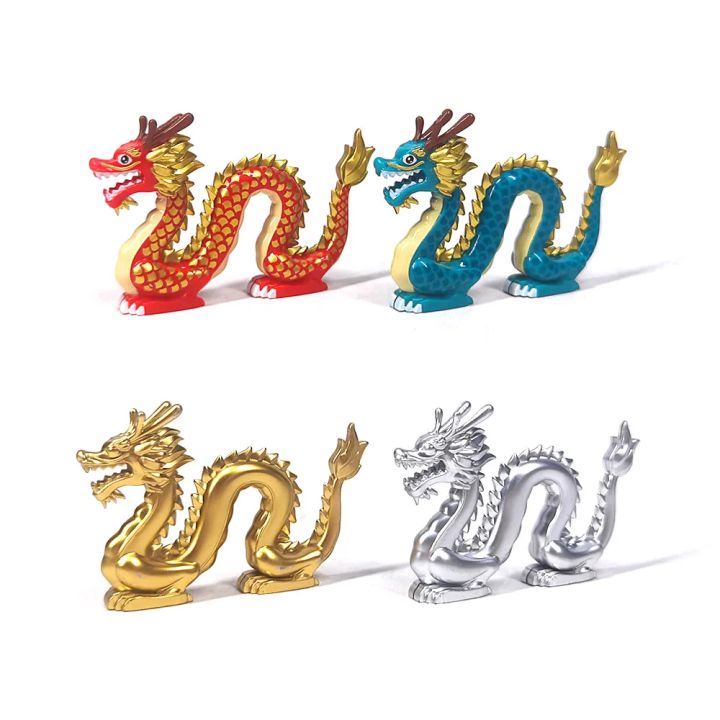 Chinese dragon MOC building block doll decorative building blocks ...