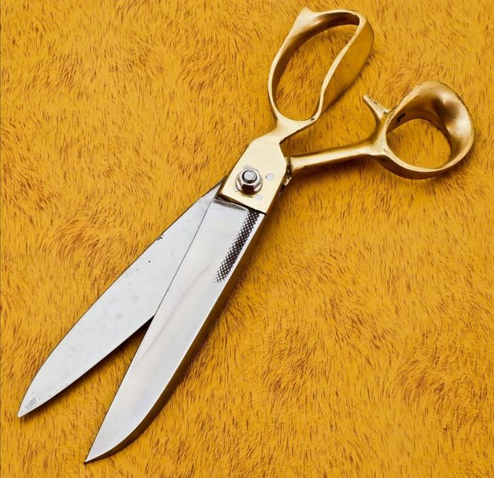 Tailor Scissor , Raiti Scissor , 10" , Pital Scissor , Brass Handle ...