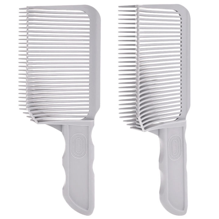 Barber Fade Combs Hair Cutting Positioning Comb Clipper Men Flat Top ...