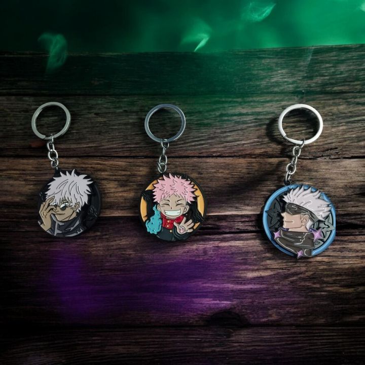 Jujutsu Kaisen Anime Satoru Gojo and Yuji Itadori Spinning Metal ...