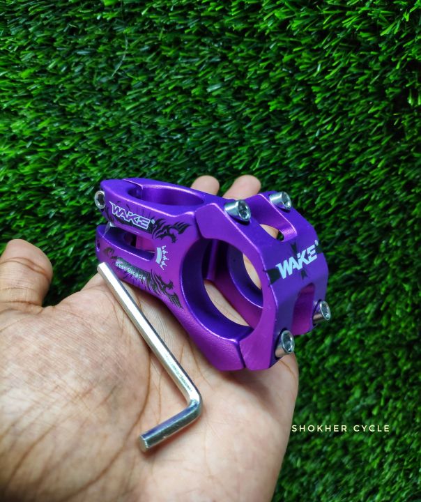Wake Stylish Design Aluminium Short Handlebar Stem for Most Bicycle ...