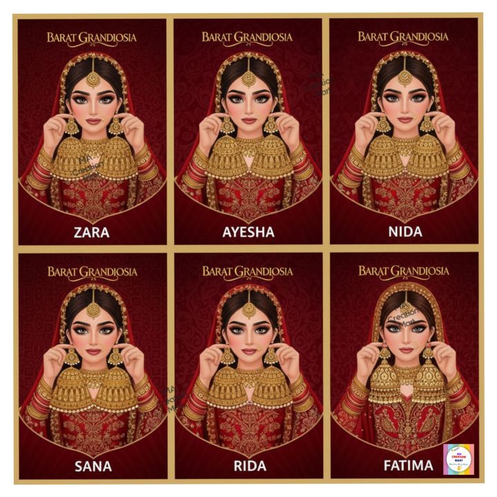 Customize Girl Pattern Earring Display Cards /Custom Earring Cards for ...