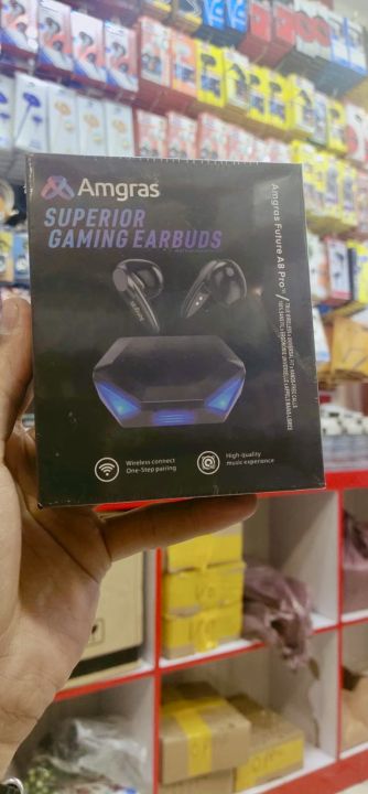 Amgras Future A8 Pro Gaming Earbuds High Quality TWS Wireless Gaming ...