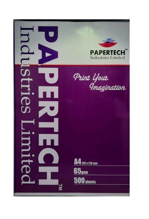 Papertech A4 Size Offset Paper-65 GSM 500 sheets | Daraz.com.bd