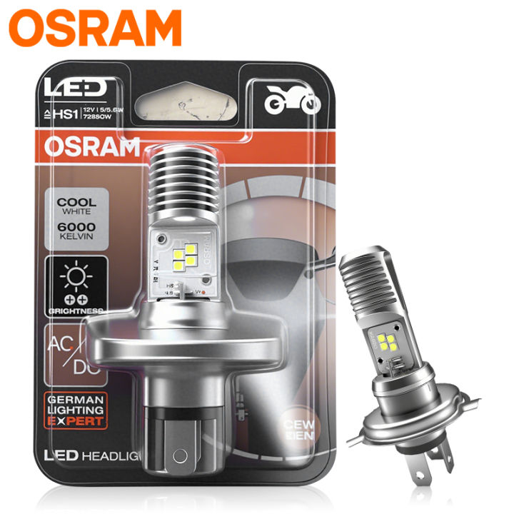 OSRAM Original Motorcycle HS1 LED Headlight Bulb DC AC 12V Universal ...