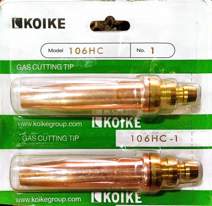 KOIKE LPG Propane Cutting Tips 106HC Copper and Brass Cutting Nozzle ...