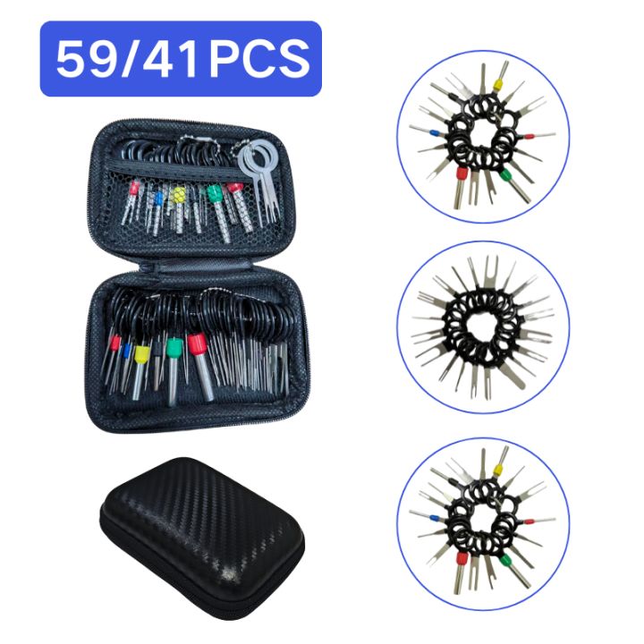 59/41pcs Car Terminal Removal Kit Universal Wire Plug Connector ...