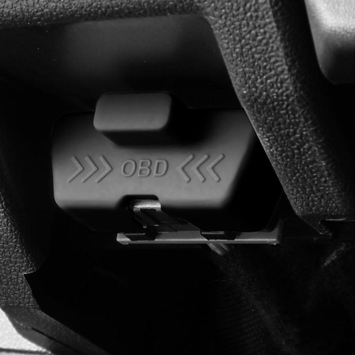 Silicone Car OBD Port Dust Cover Handle Design OBD Port Lock Protector ...