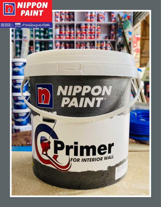 NIPPON PAINT® Primer FOR INTERIOR and EXTERIOR WALL in 3.64L | Daraz.pk