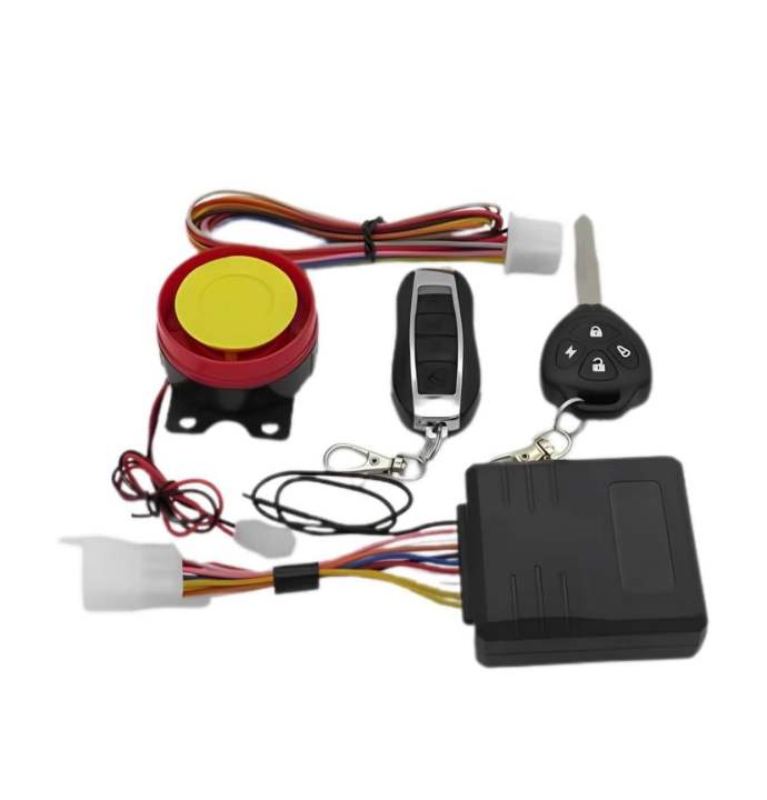 Anti Theft Universal Motorcycle Security Alarm System with 2 Key ...