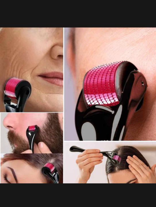 Derma Roller System, specifically a 3-in-1 Derma Roller with 540 ...