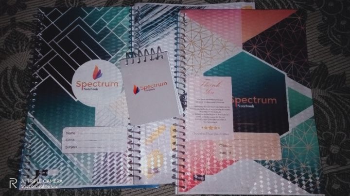 New High-Quality A4 Size Spiral Ring Register Notebook – Single Line ...