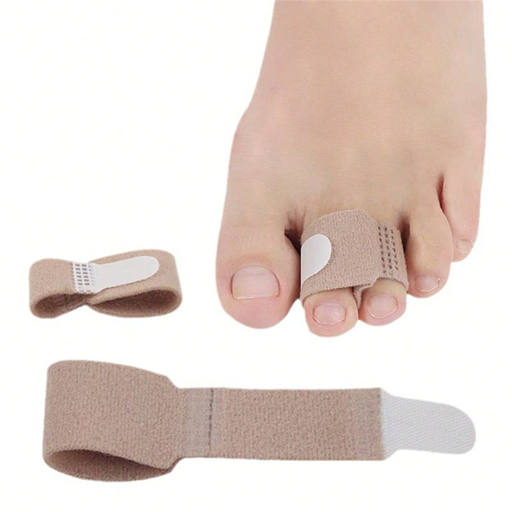 2/8Pcs Toe Finger Straightener Hammer Toe Tape Hallux Valgus Corrector ...