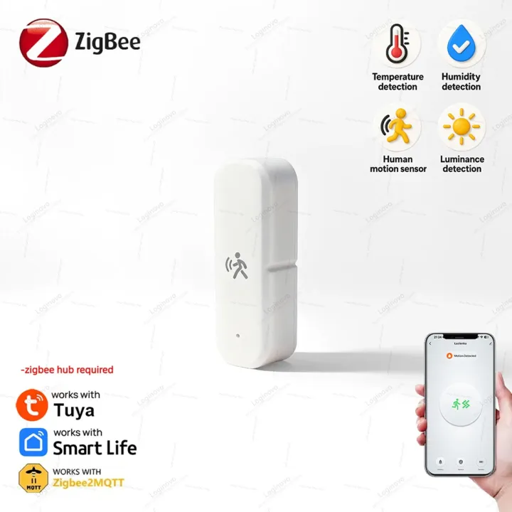 Zigbee PIR Motion Sensor Option Mmwave Radar Humidity Temperature Light ...