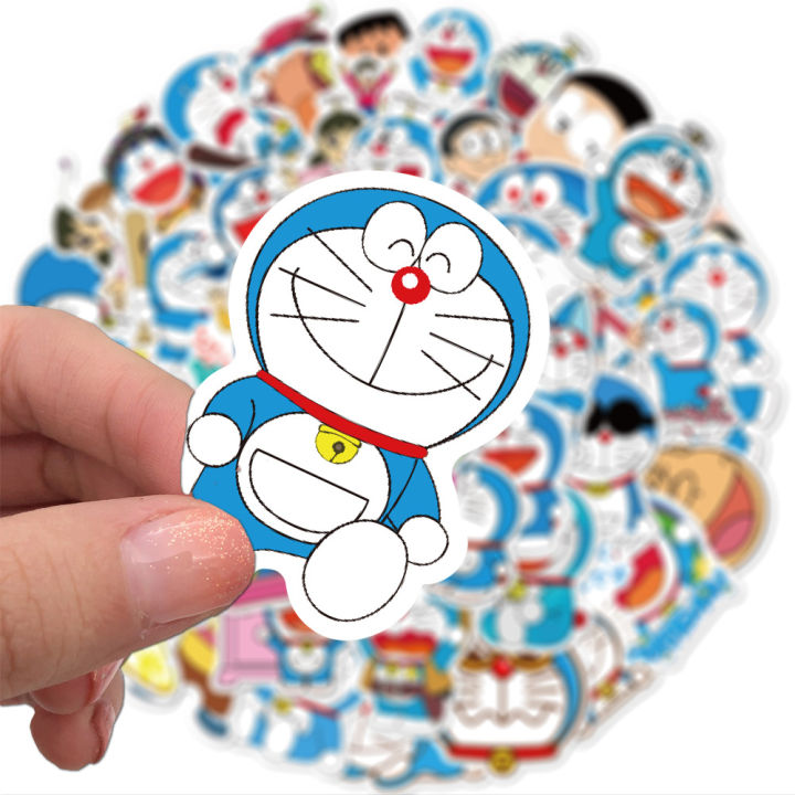 💥Ready to ship💥Doraemon ドラもん Doraemon sticker waterproof 50 different ...