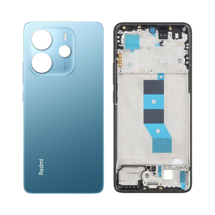 Xiaomi Redmi Note 14 Casing Complete Body - Original Fit Middle Side ...