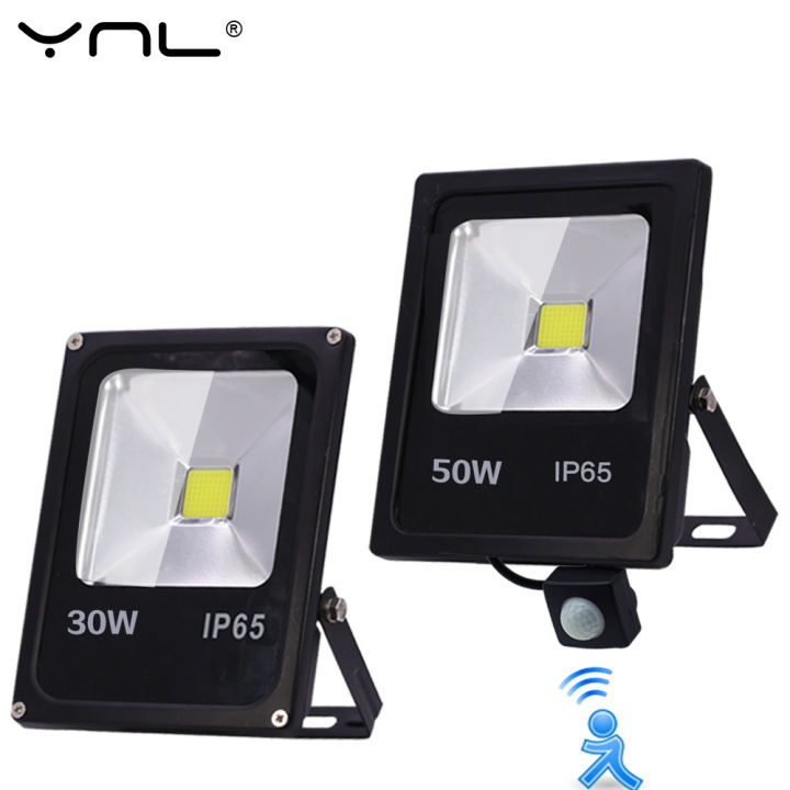 Motion Sensor LED Flood Light Waterproof IP65 Reflector Floodlight Lamp ...