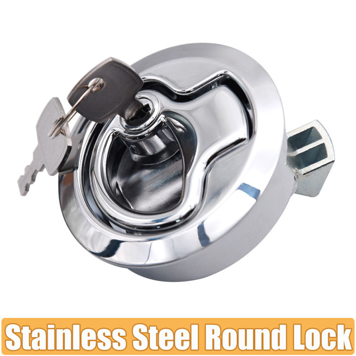 Stainless Steel 2" Flush Pull Locker Hatch Latch Marine Floor Lock ...
