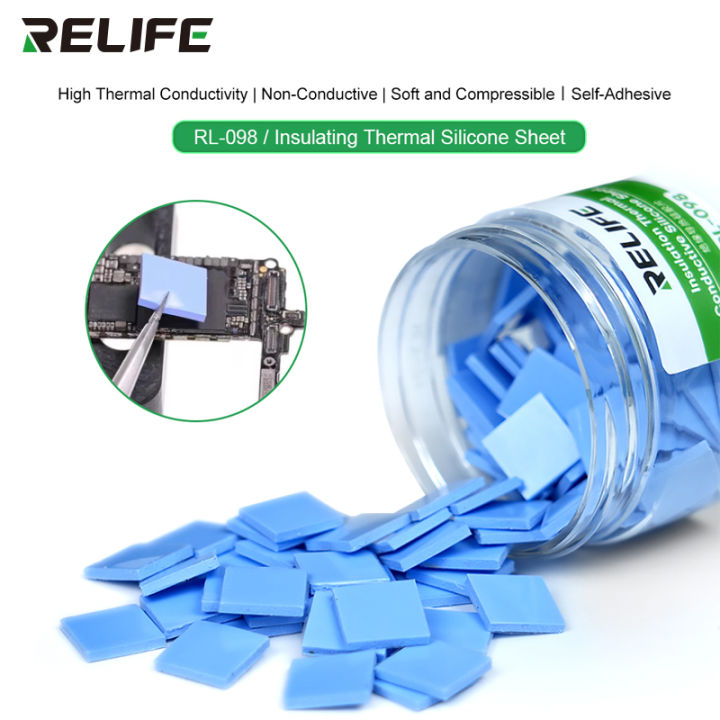 RELIFE RL-098 Pre-cut Insulating Thermal Pads for Motherboard IC Chip ...