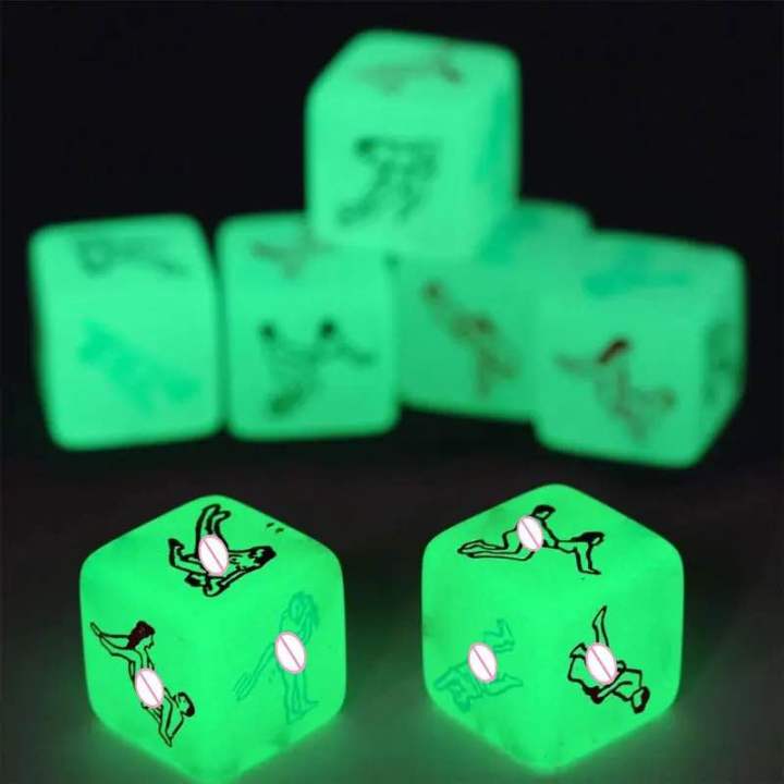 Glow in the Dark Dice - Positions | Daraz.lk