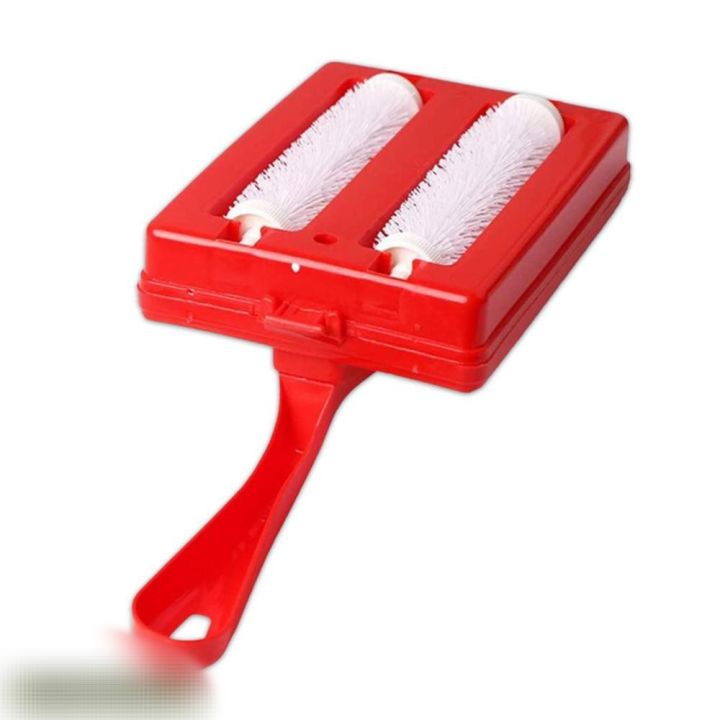 Auto Carpet Cleaning Dust Storage Brush With Built-In Rollers | Daraz.pk